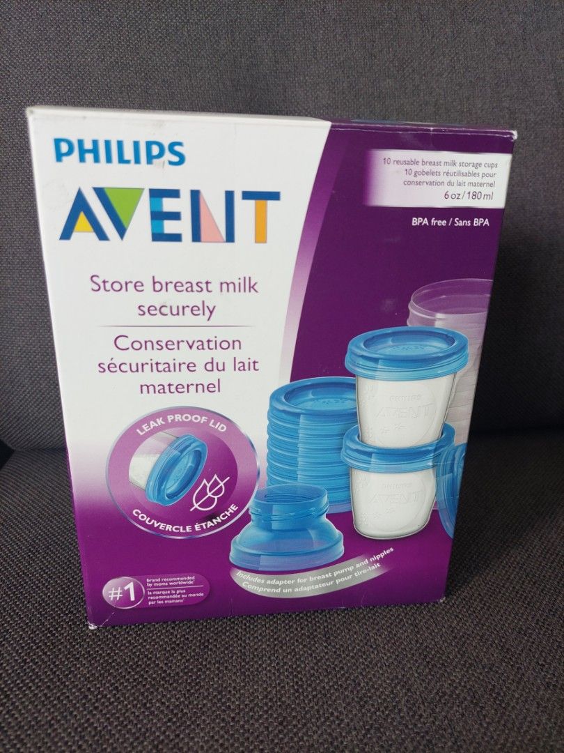 Philips Storage Breast Milk Cups, Babies & Kids, Nursing & Feeding ...