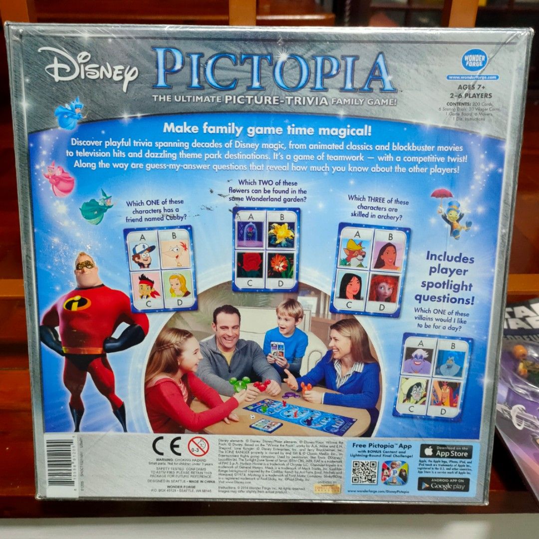 Pictopia Disney Picture Trivia Family Game NEW, Hobbies & Toys, Toys ... Pictopia Disney Picture Trivia Family Game NEW, Hobbies & Toys, Toys ...