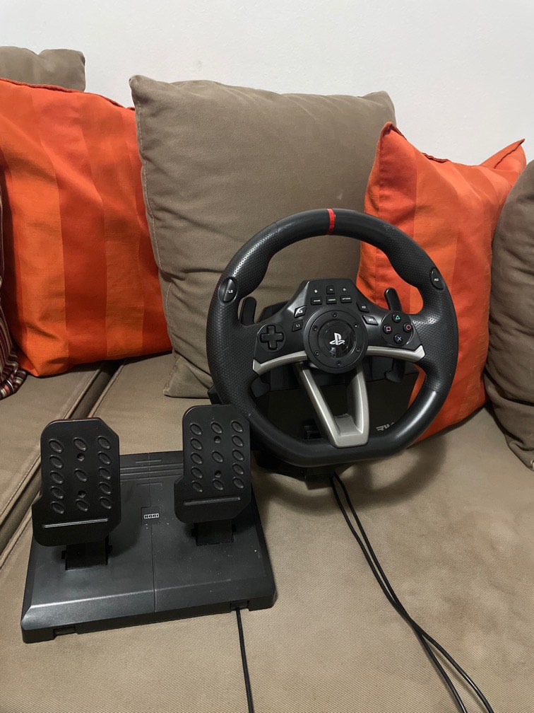 PlayStation racing wheel - Hori, Video Gaming, Gaming Accessories ...