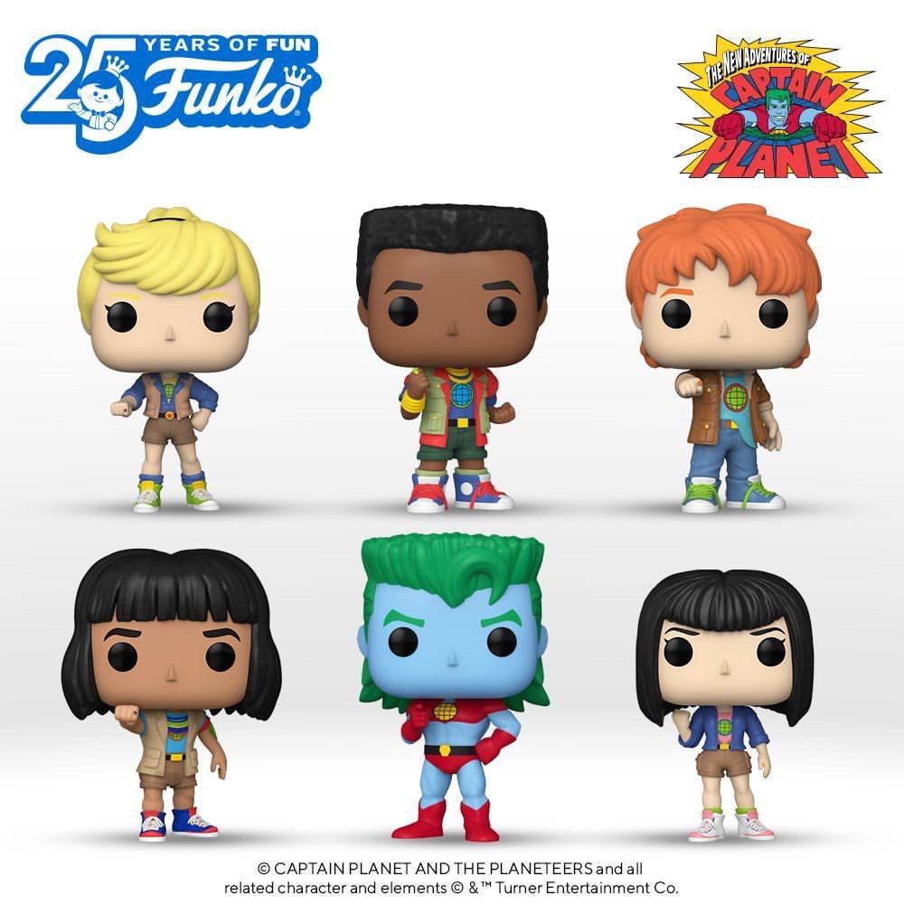 [PO] The New Adventures of Captain Planet Pop! Vinyl Figures - #1323 ...