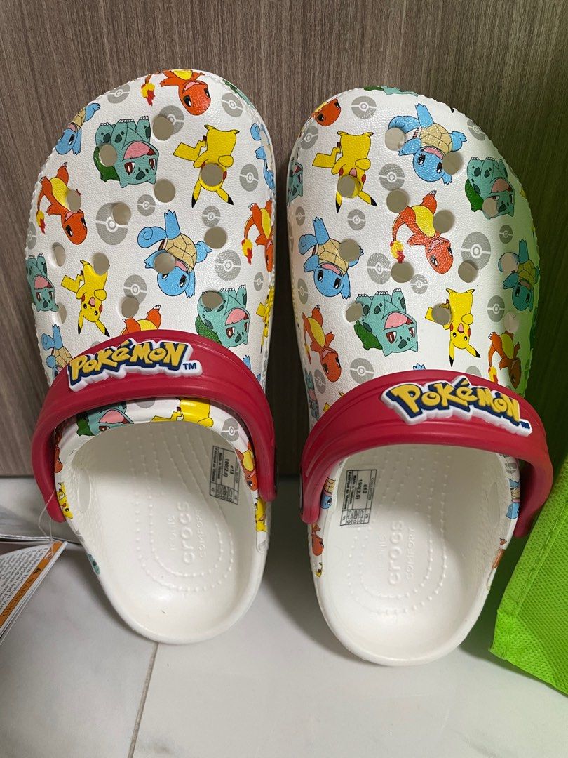 Pokemon crocs brand new with tag, Luxury, Sneakers & Footwear on Carousell