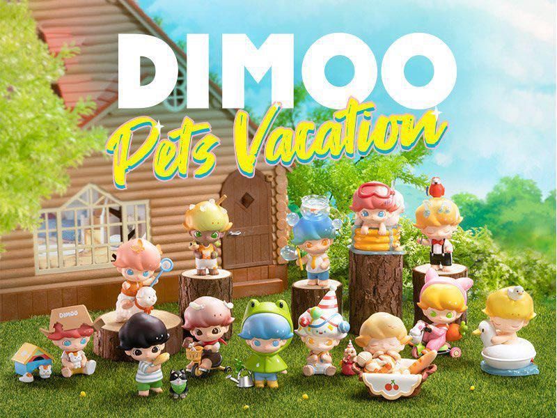 popmart dimoo pets vacation set, Hobbies & Toys, Toys & Games on Carousell
