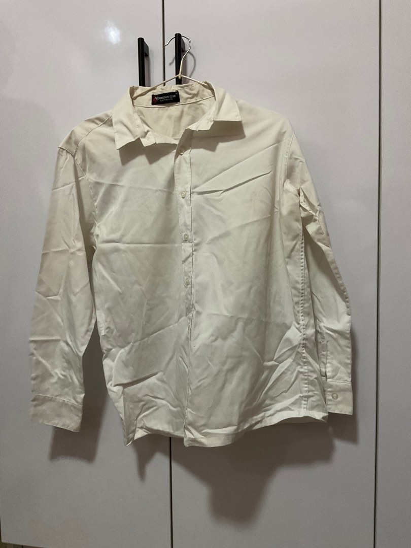 Preloved Canadian Club Clothing Co. Formal White Polo, Women's Fashion ...