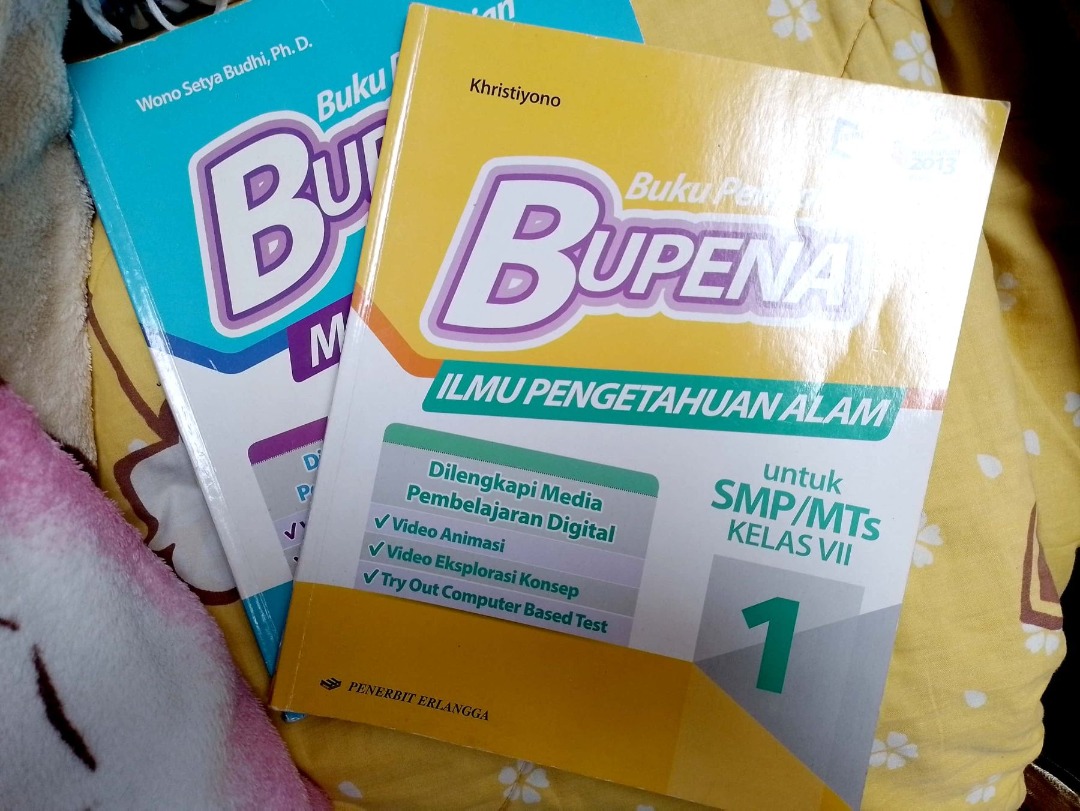 Preloved Original Buku Bupena Matematika & IPA SMP Kelas 7 (take all), Buku & Alat Tulis, Buku ...