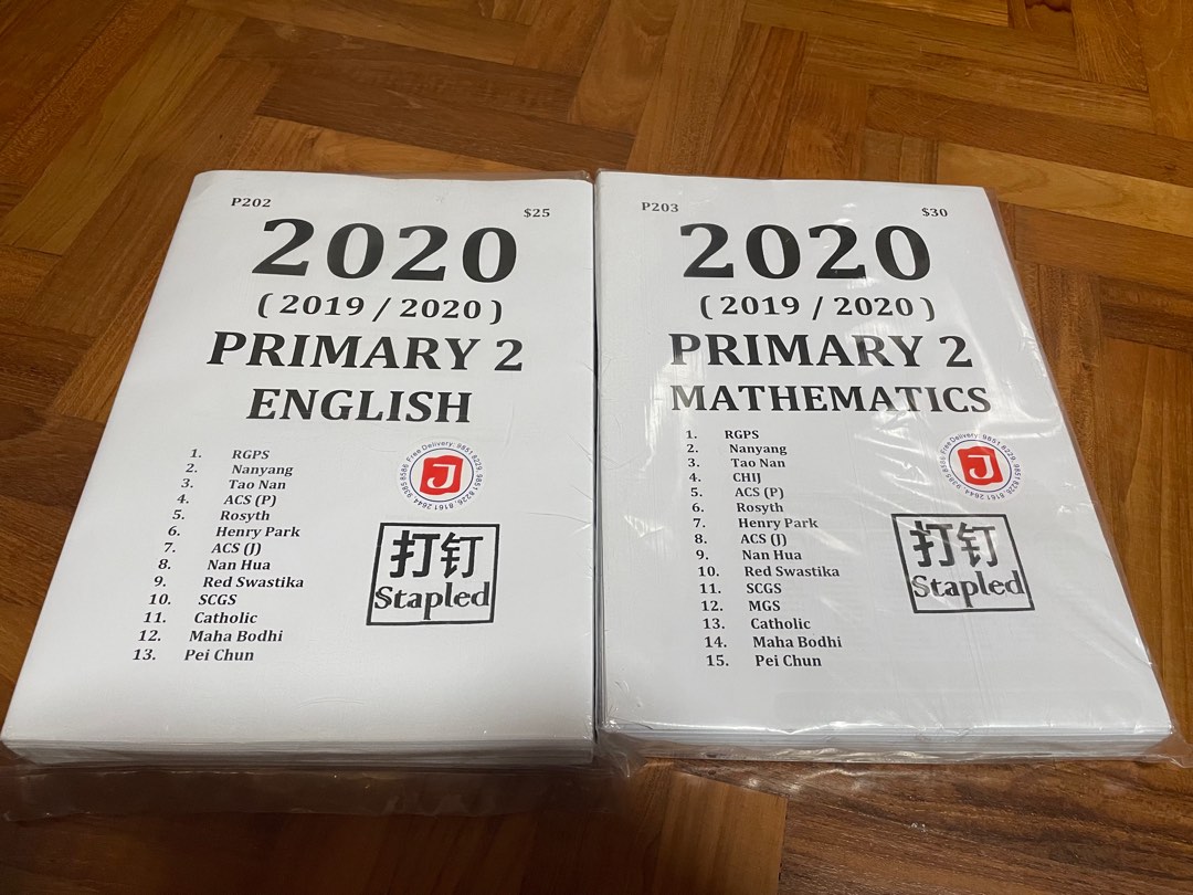 Primary 2 math and English Exam papers, Hobbies & Toys, Books ...