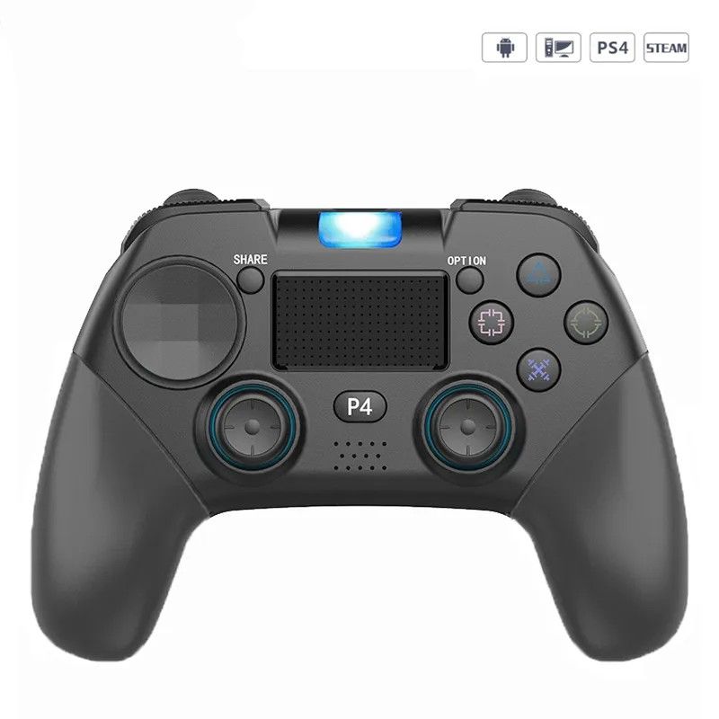 PS4 Wireless Controller, Bluetooth, Dual Vibration (PS-P01), Video ...