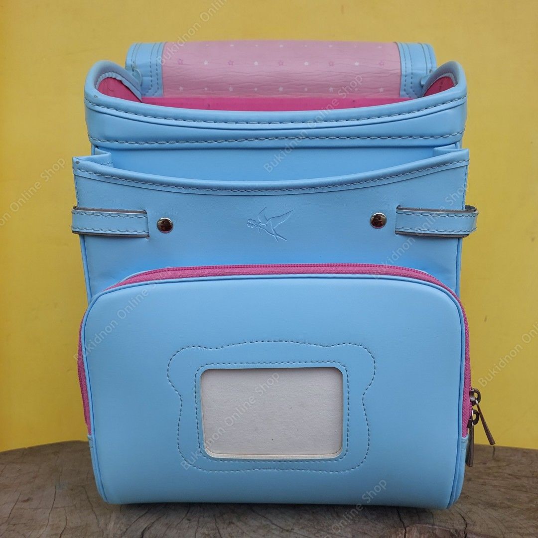 Randoseru School Bag Japanese Backpack / Light Blue and Pink V022 on ...