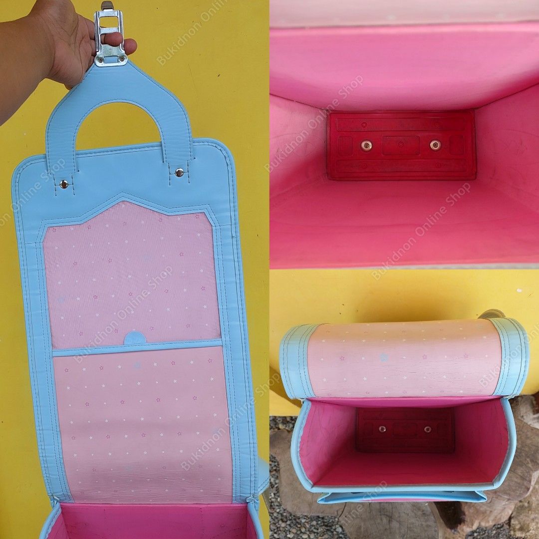 Randoseru School Bag Japanese Backpack / Light Blue and Pink V022 on ...