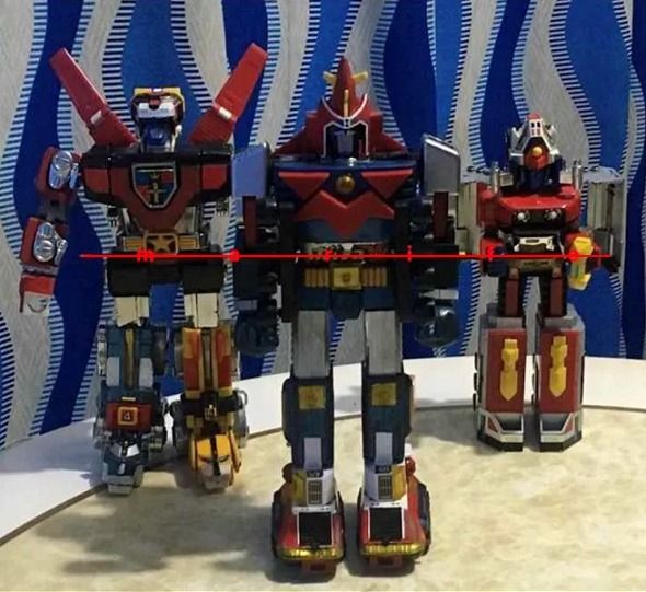 RARE Japan robot Voltes V popy bullmark clover Takatoku VT, Hobbies ...