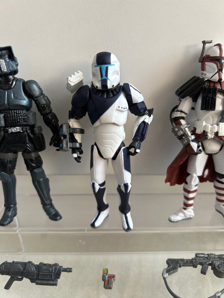 Star Wars Rare Legacy Collection Clone Commando Evolution 3-pack Arc ...