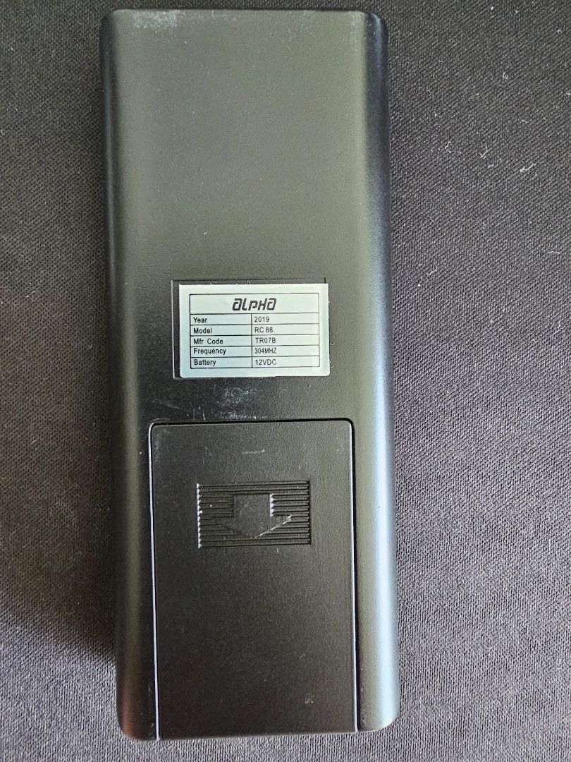 Remote control alpha ceiling fan rc88, Furniture & Home Living ...