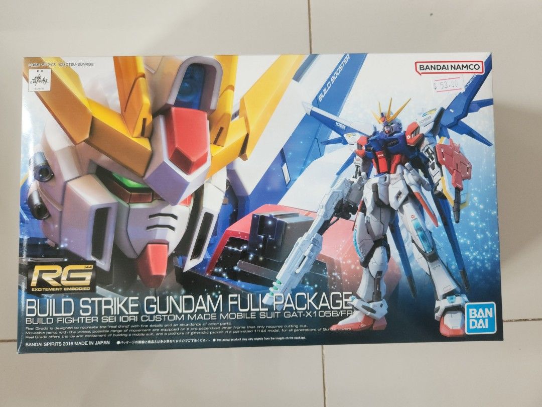 RG build strike gundam full package, Hobbies & Toys, Toys & Games on ...