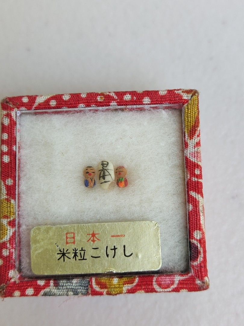 Rice Grain sized Kokeshi Doll on Carousell