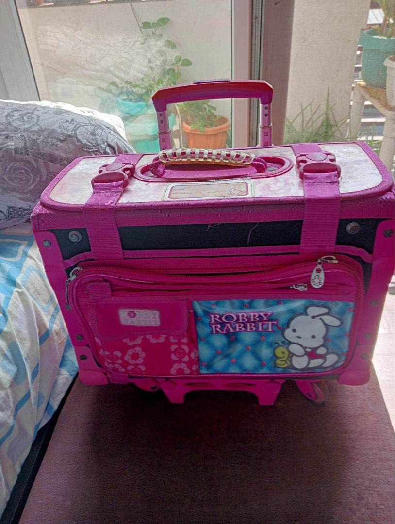 ROBBY RABBIT GIRLS SCHOOL STROLLER BAG, Babies & Kids, Going Out ...