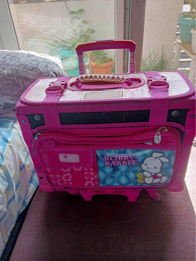 ROBBY RABBIT GIRLS SCHOOL STROLLER BAG, Babies & Kids, Going Out ...