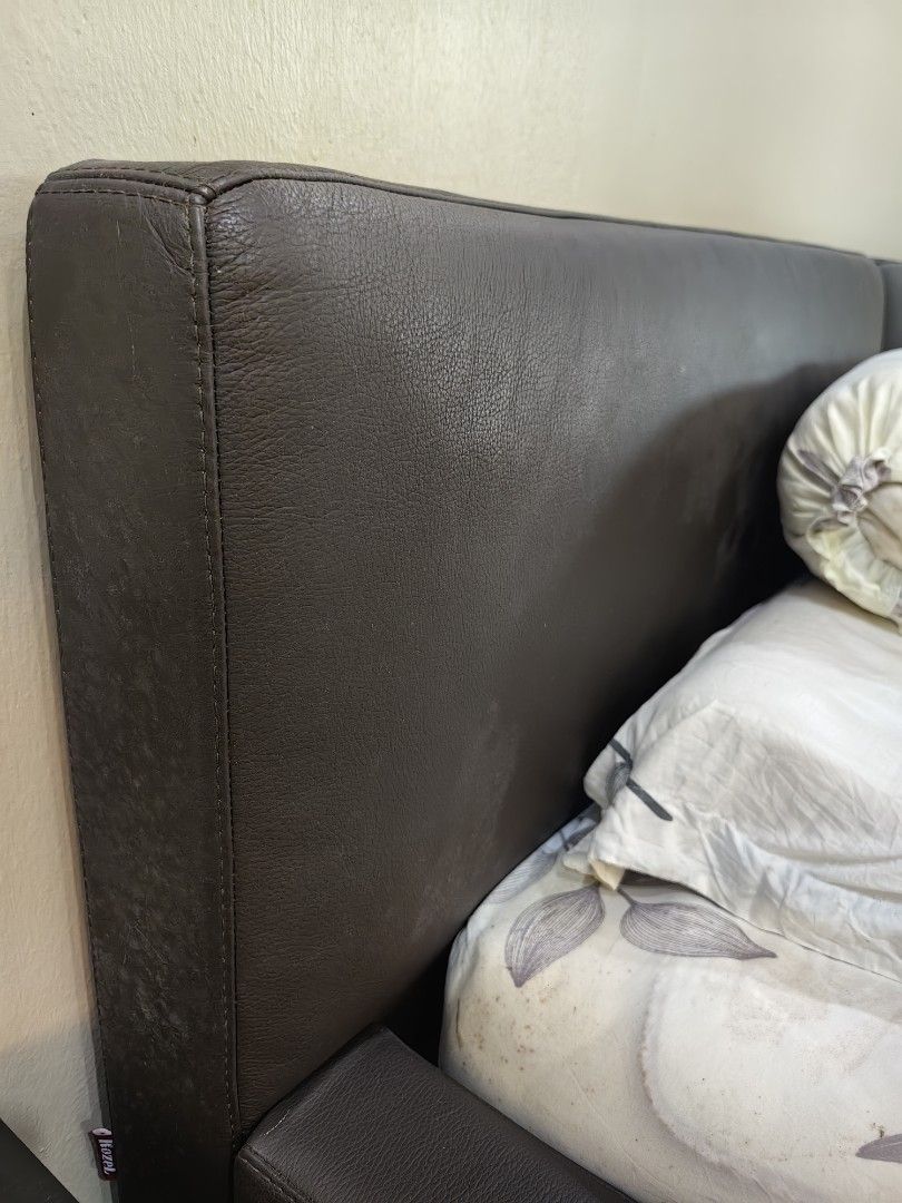 Rozel King Size Bed Frame with 2 Rozel side tables (Melaka), Furniture & Home Living, Furniture ...