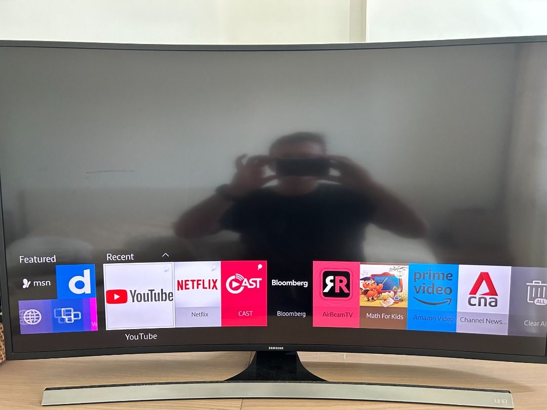 Samsung 48" UHD 4K Curved Smart TV JU6600 Series 6, TV & Home ...