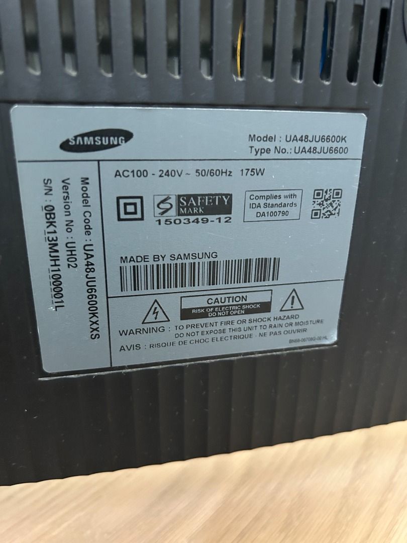 Samsung 48" UHD 4K Curved Smart TV JU6600 Series 6, TV & Home ...