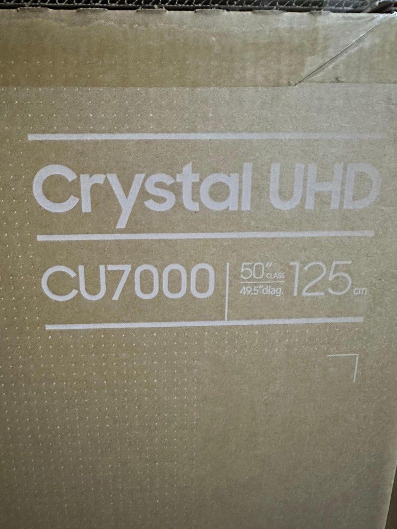Samsung CU7000 50-inch Crystal UHD 4K Smart TV, TV & Home Appliances ...