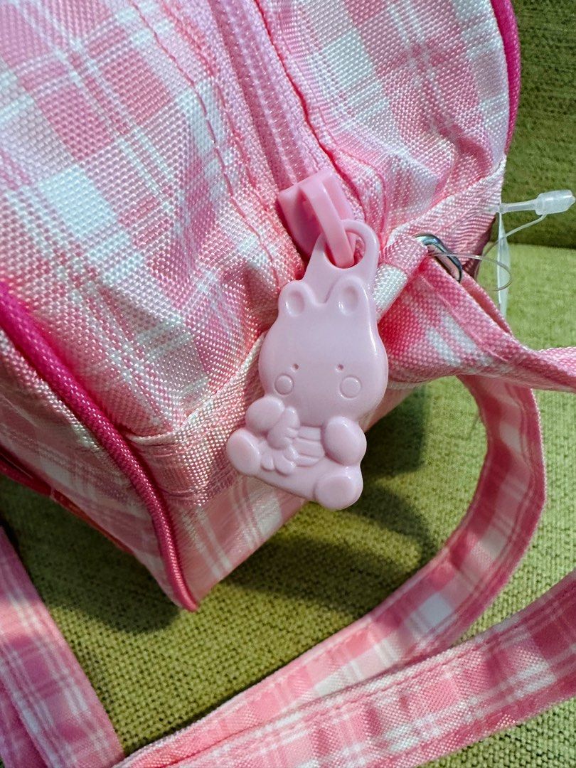 Sanrio 絕版罕有 1994(29年前) Cheery Chums 拉鍊 斜孭袋 CheeryChums Cherry Chums, 女裝 ...