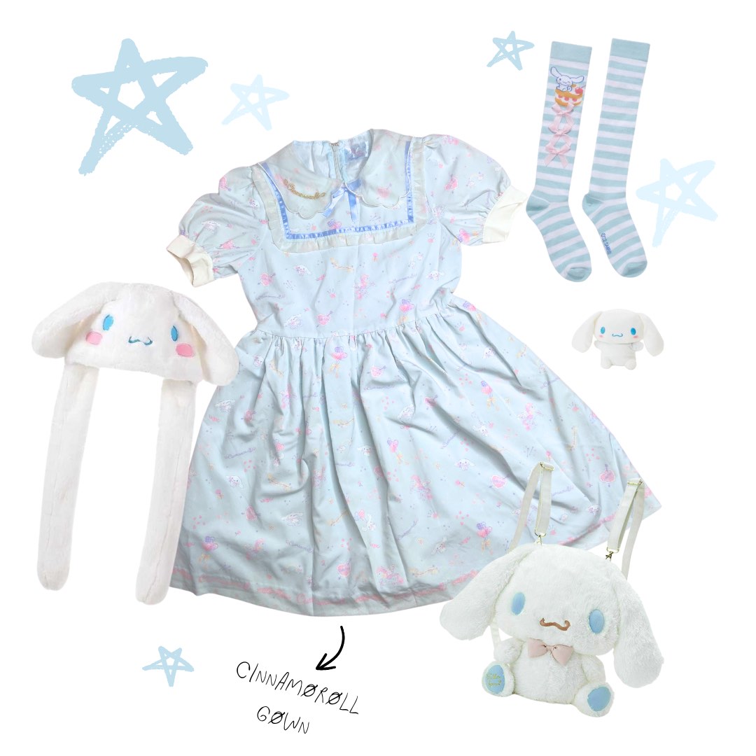 Sanrio Cinnamoroll Dress, Luxury, Apparel on Carousell