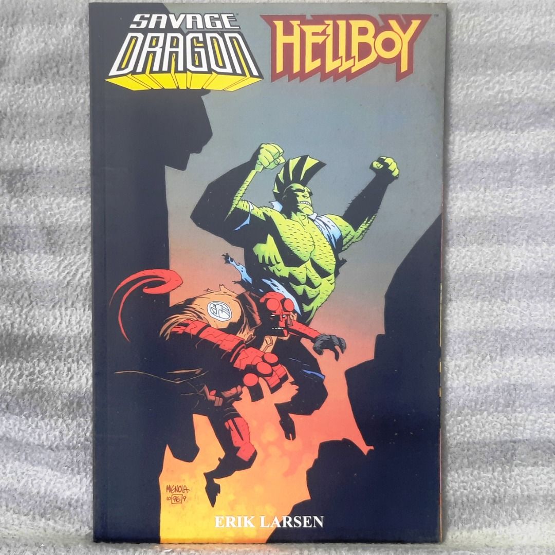 Savage Dragon/Hellboy TPB #1 1st Print (Image Comics) HTF (Erik Larsen ...