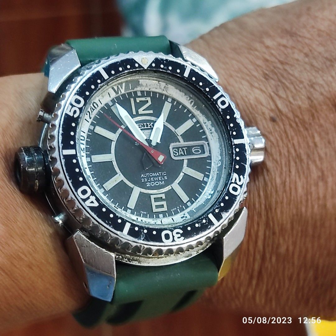 Seiko 5 Map meter Divers 200m, Men's Fashion, Watches & Accessories ...