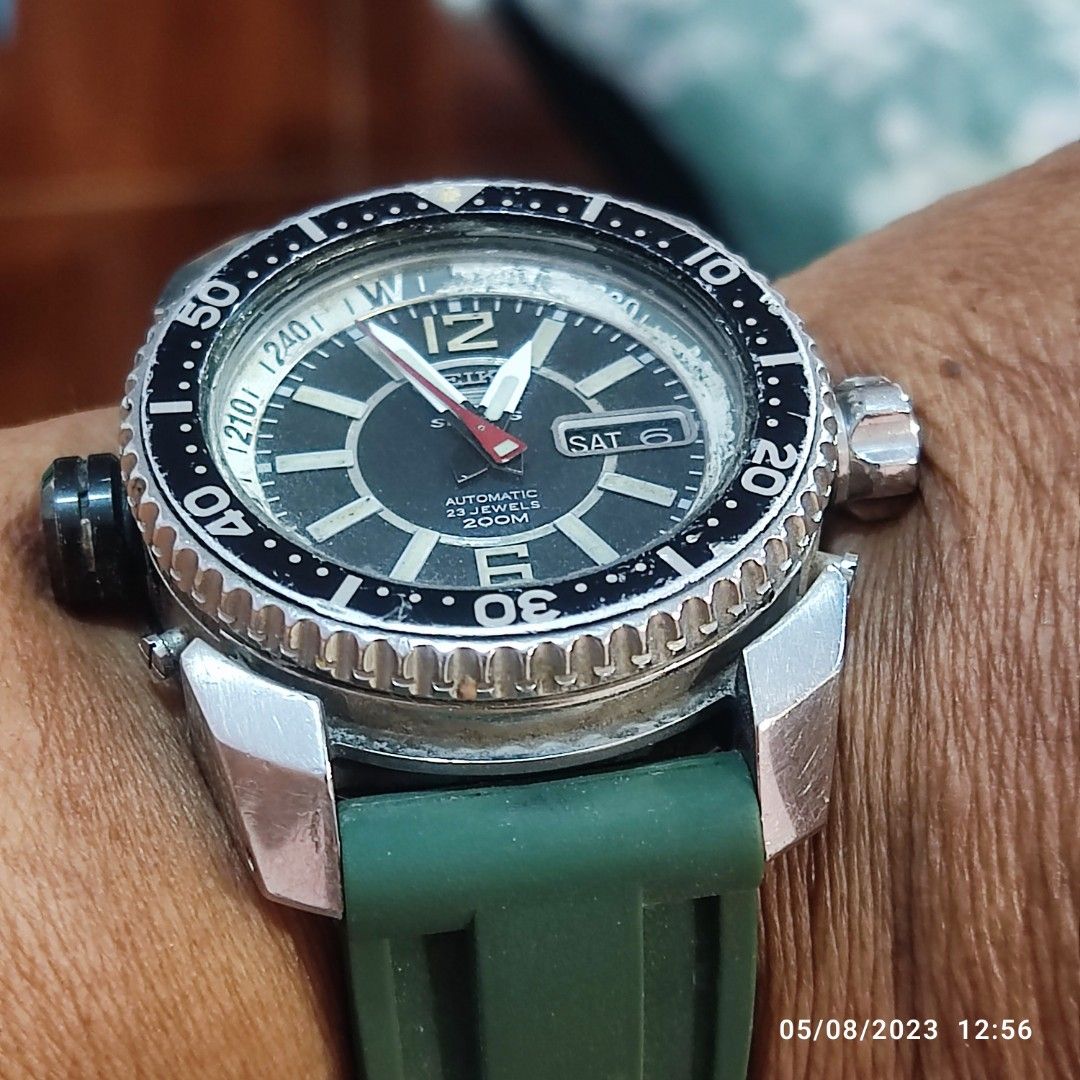 Seiko 5 Map meter Divers 200m, Men's Fashion, Watches & Accessories ...