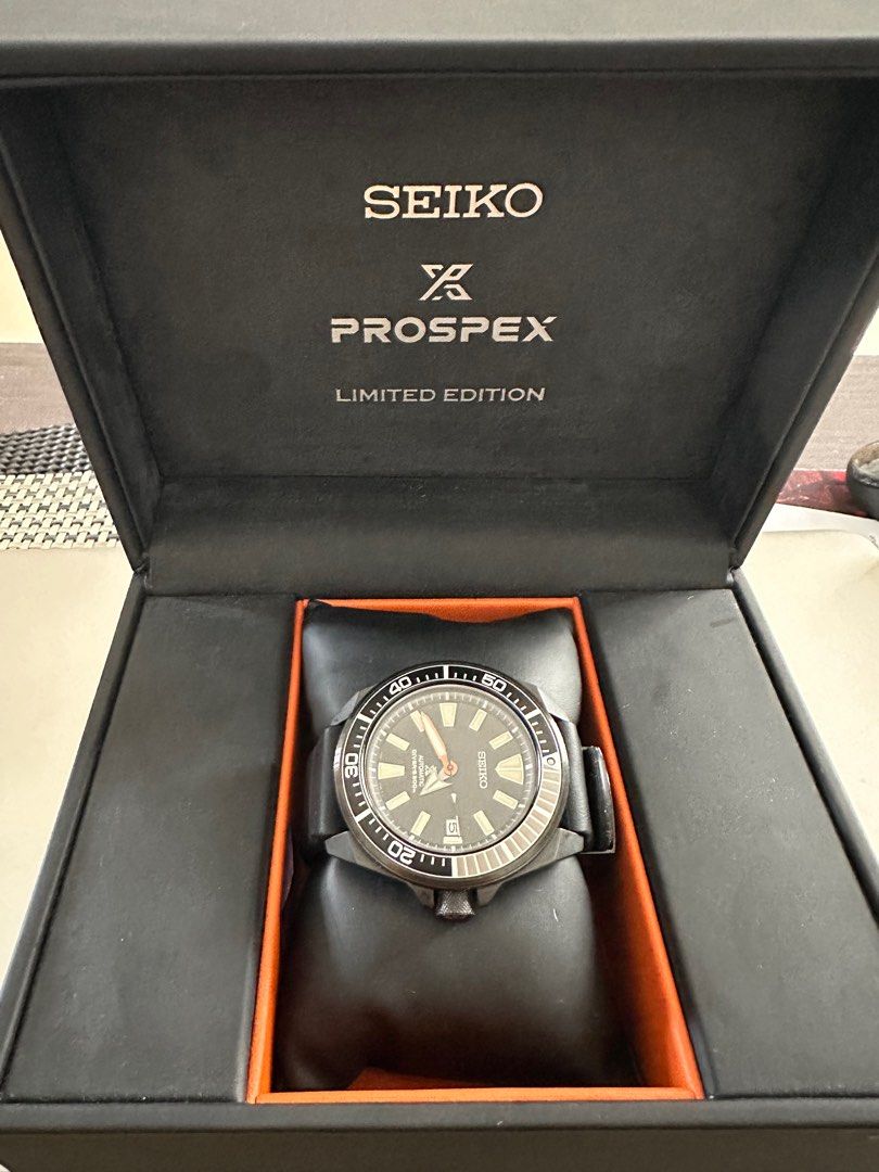 Seiko Black Samurai Limited Edition on Carousell