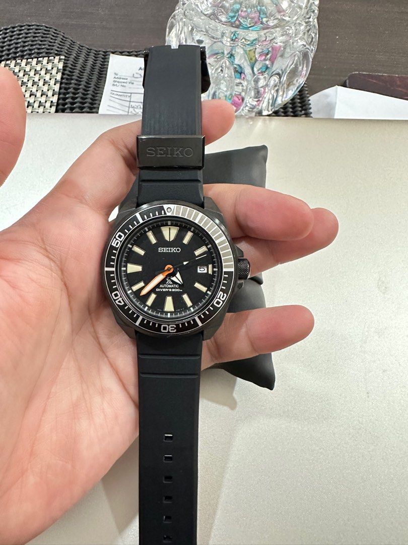 Seiko Black Samurai Limited Edition on Carousell