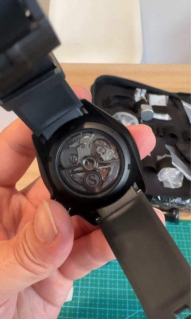 Seiko Mod Black Samurai, Men's Fashion, Watches & Accessories, Watches ...