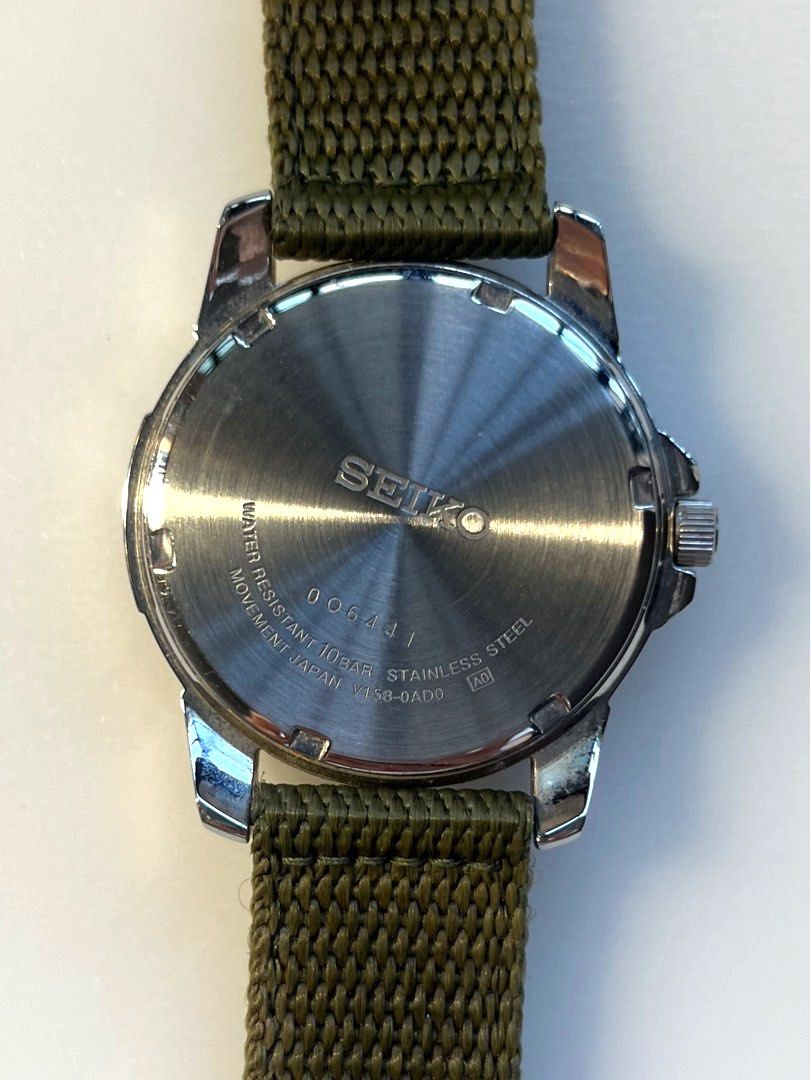 Seiko Solar Military Watch, Men's Fashion, Watches & Accessories ...