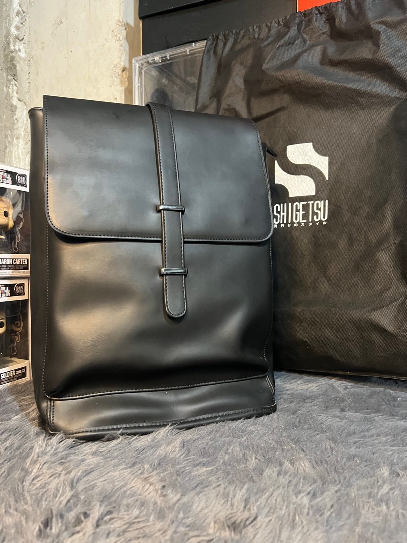 Shigetsu Leather Backpack Unisex on Carousell