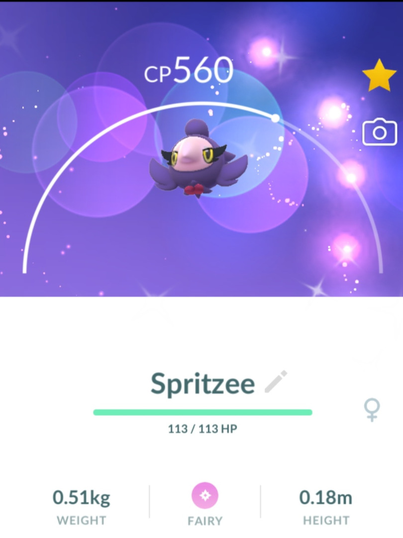 Shiny Spritzee Pokemon Go, Video Gaming, Gaming Accessories, In-Game ...