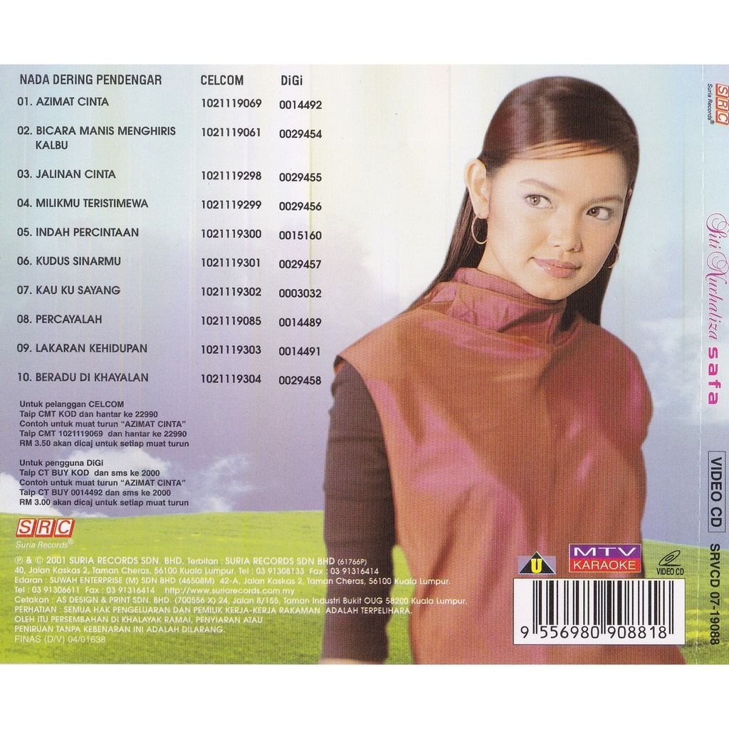 Siti Nurhaliza CT Safa VCD MTV Karaoke Original New And Sealed, Hobbies & Toys, Music & Media ...