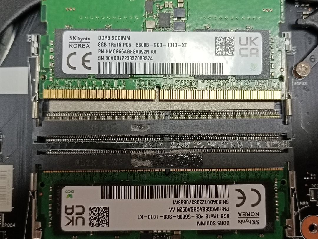 SK hynix DDR5 5600(5200/4800可用) 16GB (8GB x2) SODIMM Laptop/Notebook ...