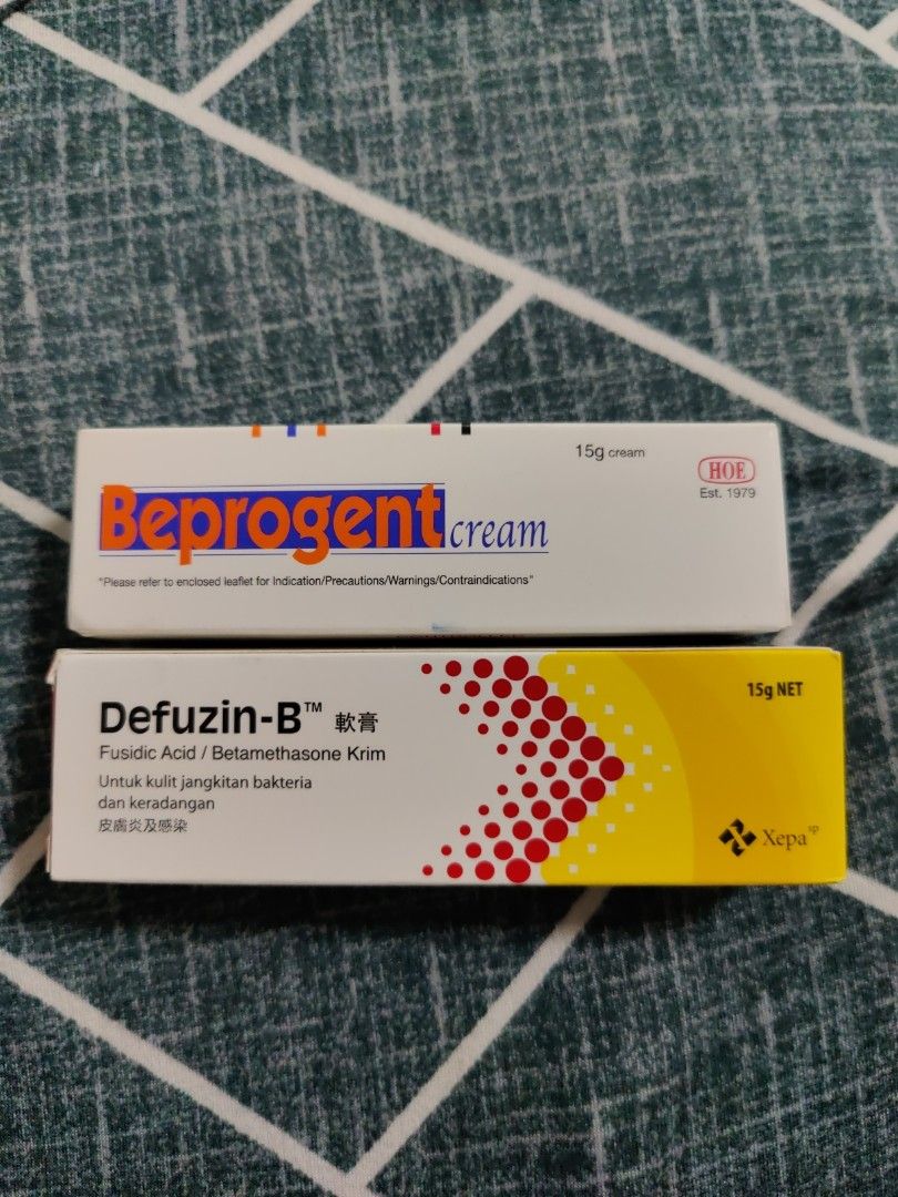 Skin cream: Beprogent cream & Defuzin-B, Health & Nutrition, Medical ...