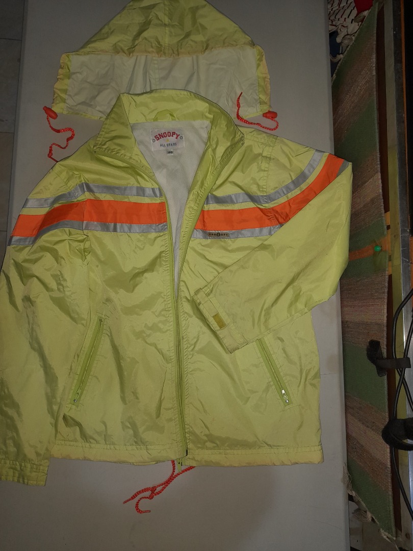 Snoopy All Stars rain jacket with hood on Carousell