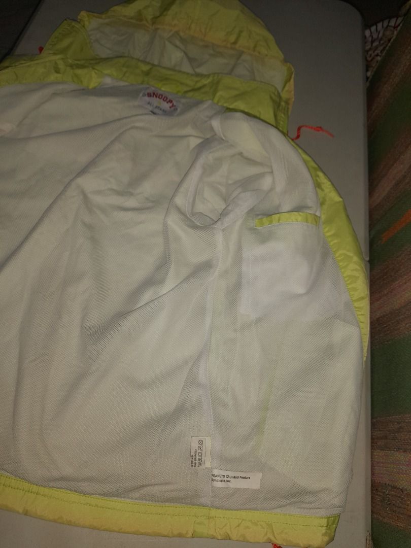 Snoopy All Stars rain jacket with hood on Carousell