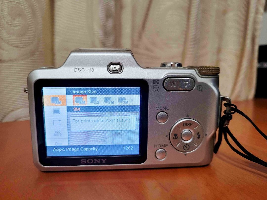 Sony Cybershot Camera DSC-H3 (10x optical zoom), Photography, Cameras ...