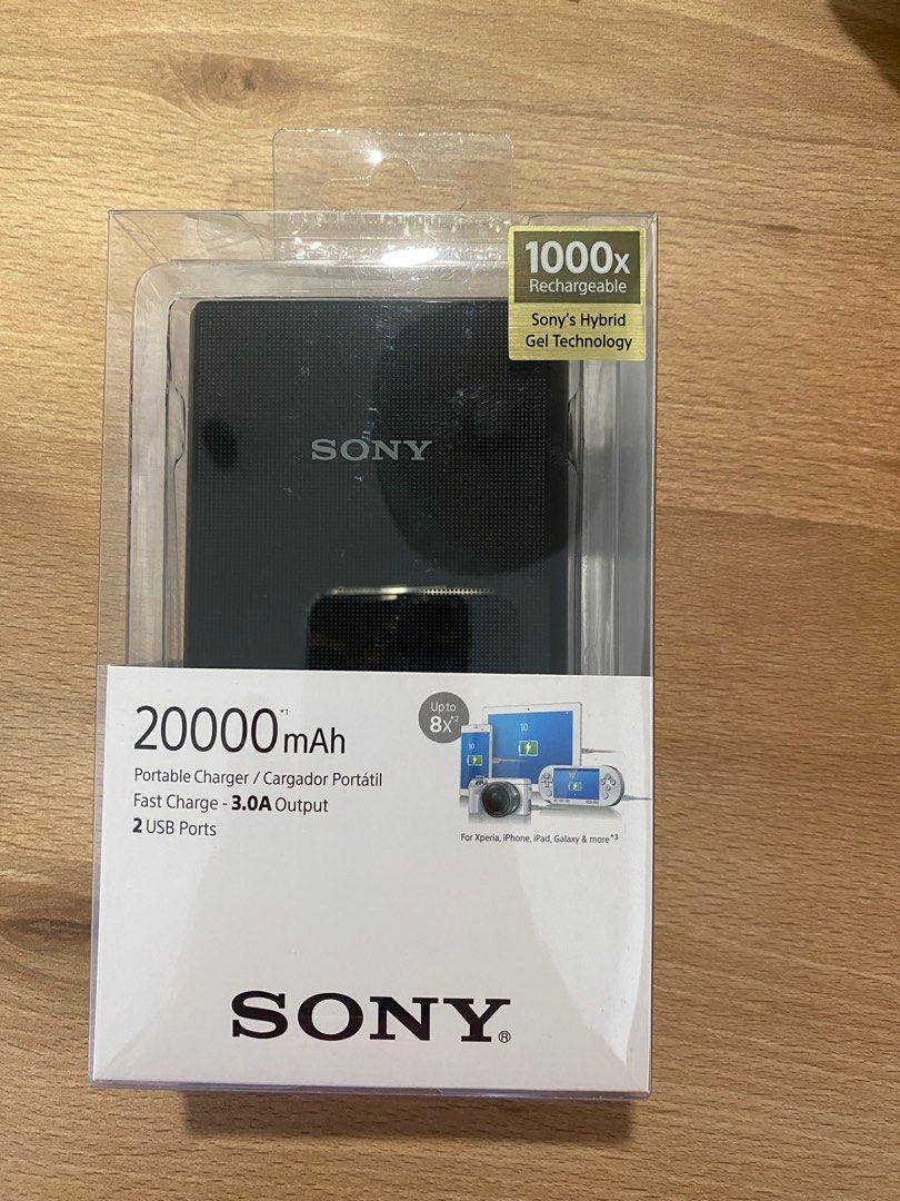 Sony Portable Charger 20000mAh, Mobile Phones & Gadgets, Mobile ...