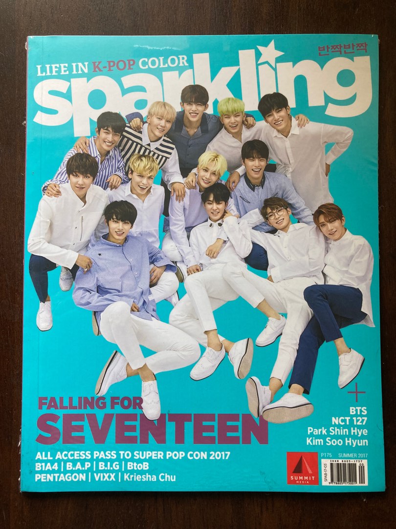 Sparkling K-Pop Magazine Summer 2017 Issue (sealed) on Carousell