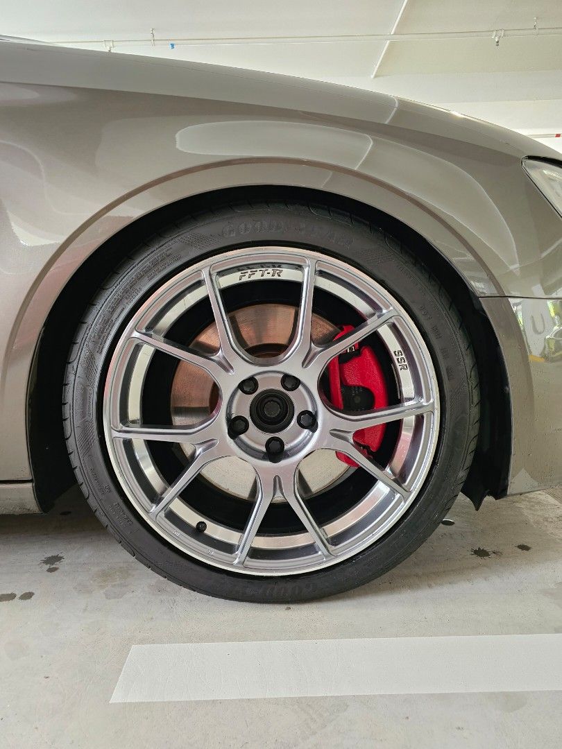 Ssr gtx02 5x112 original 18, Car Accessories, Tyres & Rims on Carousell