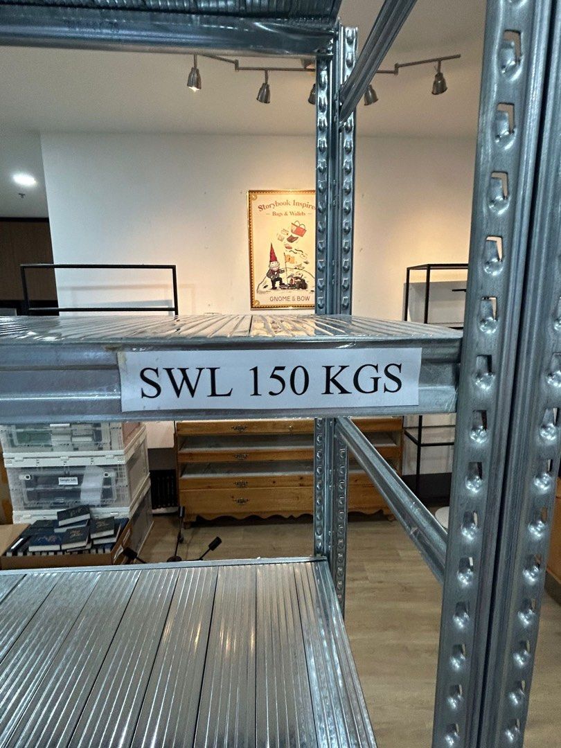 Stainless Steel Rack BOLTLESS STORAGE RACK - Silver High-Tensile ...