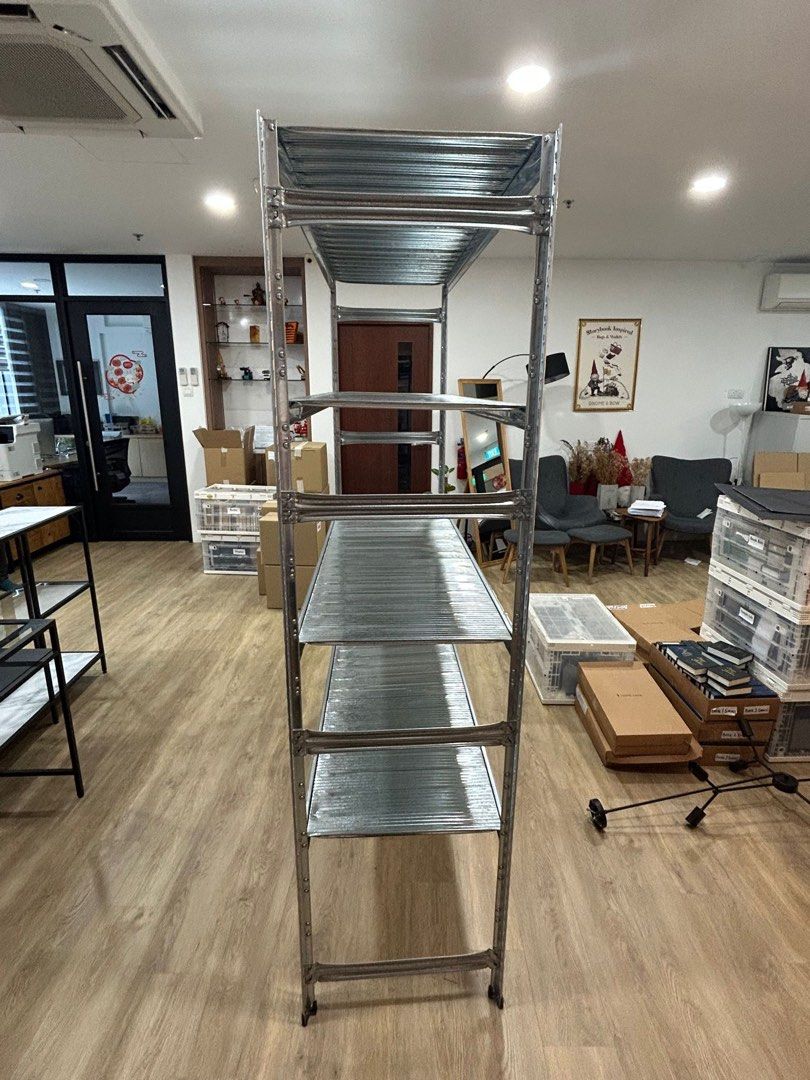 Stainless Steel Rack BOLTLESS STORAGE RACK - Silver High-Tensile ...