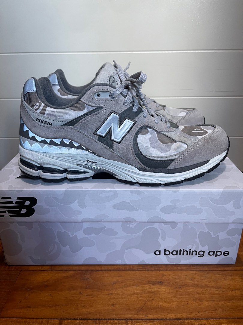 STEAL Bape New Balance 2002r Grey, Men's Fashion, Footwear, Sneakers on ...