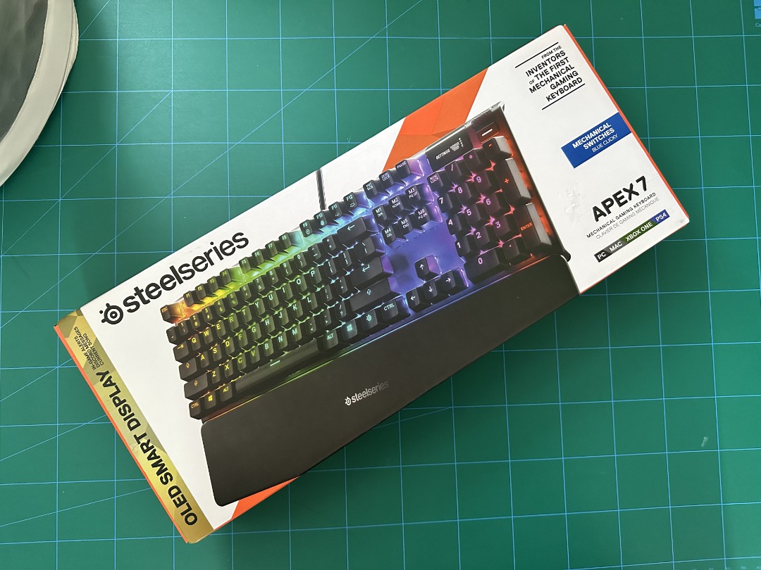 Steelseries APEX 7 Mechanical Gaming Full Keyboard Blue Clicky Switches - Almost New, Discounted ...