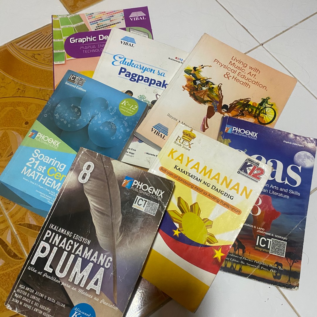 STI NAMEI HIGHSCHOOL GRADE 8 BOOKS on Carousell