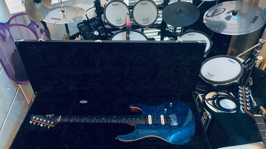 Suhr Modern Plus with Hard Case and whammy bar, locking tuners, Hobbies ...