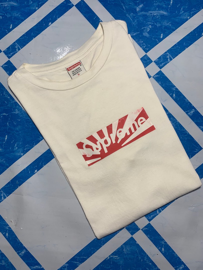 Supreme Japan Relief Box Logo 2011, Men's Fashion, Tops & Sets, Tshirts ...